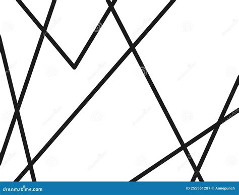 Simple Background With Random Lines Stock Vector Illustration Of