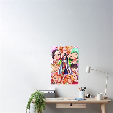 One Piece Kuja Pirates Poster For Sale By Stephanieben Redbubble