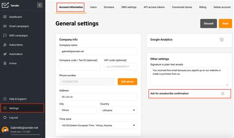 How To Set Up The Unsubscribe Confirmation Sender Help Center