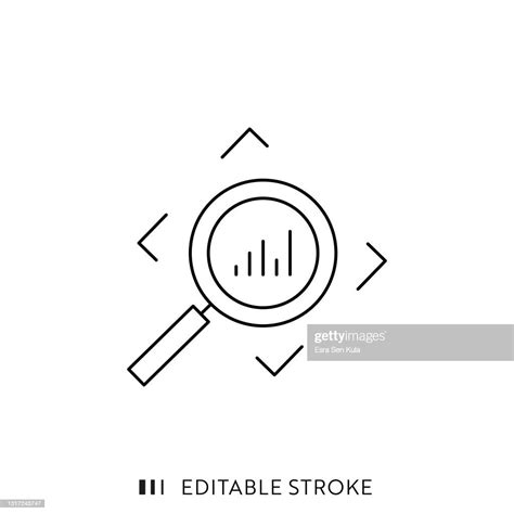 Data Analysis Icon With Editable Stroke High Res Vector Graphic Getty
