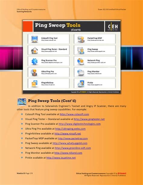 Ce Hv8 Module 03 Scanning Networks Pdf Computer Networking Computing