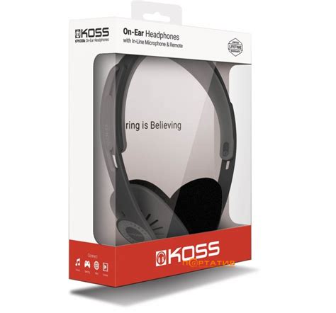 Наушники KOSS KPH30i Black купить в Киеве, Украине. Цена, отзывы в ...