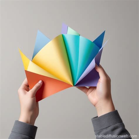 Paper Folding Techniques Prompts Stable Diffusion Online