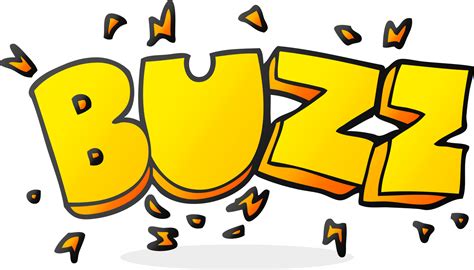 Hand Drawn Cartoon Buzz Symbol 45089141 Png