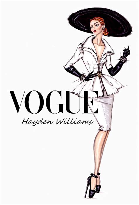 Vogue Illustrations Fashion Sketches Fashion Drawing