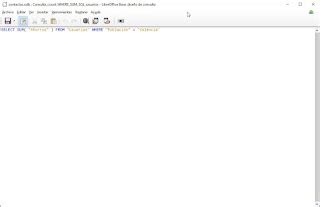 Operaciones Con SQL En LibreOffice Base XI Aplicaciones De Libre Uso
