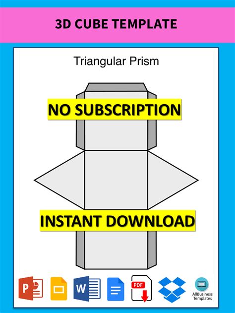10 Best Printable Cube Template 4 Inches Porn Sex Picture