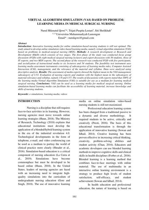 Pdf Virtual Algorithm Simulation Vas Based On Problem Learning