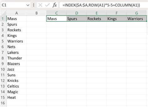 How To Transpose Every N Rows In Excel