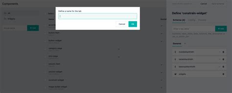 pressing esc when creating a new tab closes the component not the