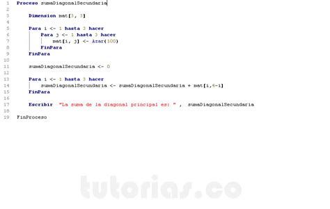 Sumadiagonalsecundariapseint