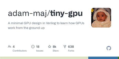 Github Adam Majtiny Gpu A Minimal Gpu Design In Verilog To Learn