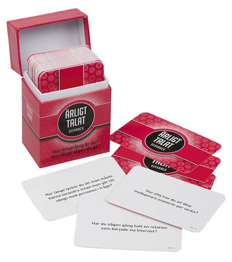 Ärligt Talat Sexsnack Kortspel
