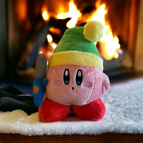 Kirby Link Plush Kawaii Flame