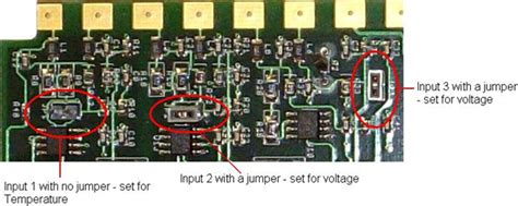 9120 Analog Input Board Jumper Settings