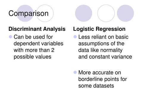 ppt linear discriminant analysis and logistic regression powerpoint