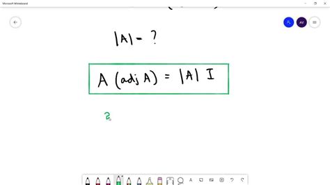 If A Is A Square Matrix Of Order 3 And A 5 Then Adj A 1 5 2 25 3 125 4 1
