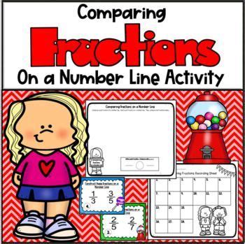 Comparing Fractions On A Number Line Activity Number Line Activities Resource Classroom Math