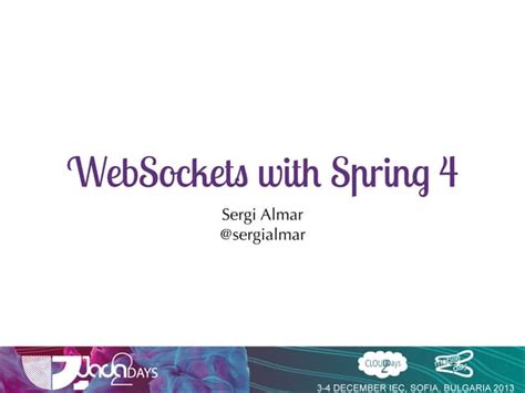 Websockets And Java Ppt