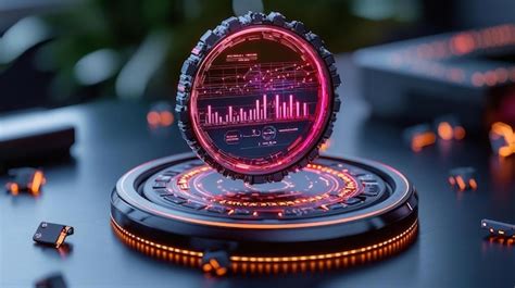 A Hightech Office Scene With A Holographic Dashboard Displaying Social