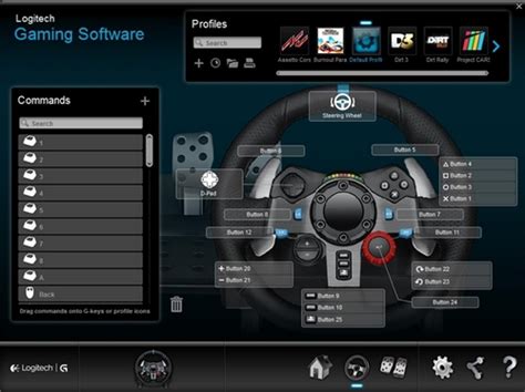 Program Buttons On The G And G Racing Wheels With Logitech Gaming Software Logitech