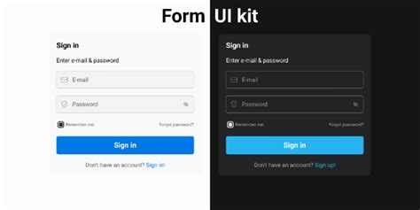 Form Ui Kit Figma