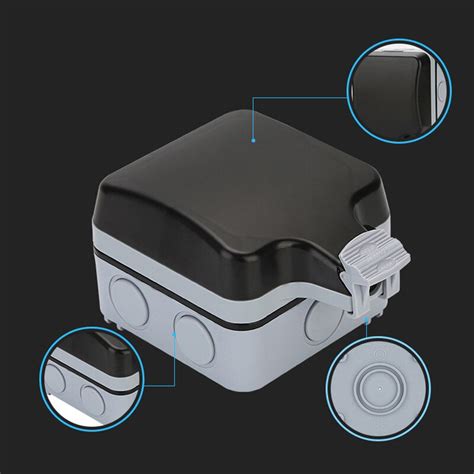 Ip66 Waterproof Socket Outdoor German Single Eu Pl Vicedeal