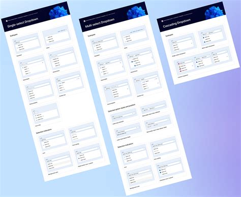 Ui Component Dropdown Uzence By Uzence Design Agency On Dribbble