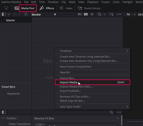 Importing And Exporting Different File Formats In Davinci Resolve 18