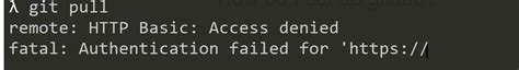 Git Authentification Failed With No Password Prompt Myoddweb