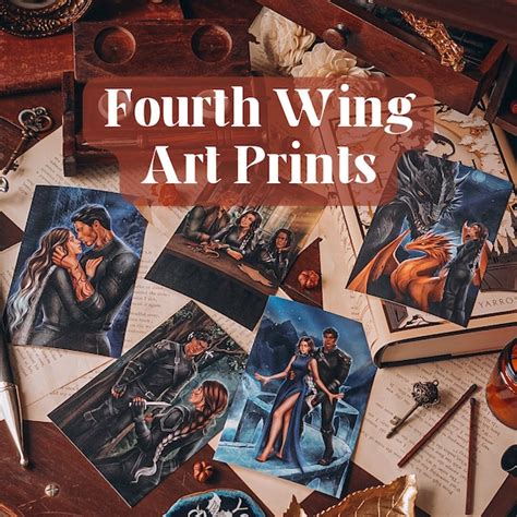 Fourth Wing Fan Art Etsy