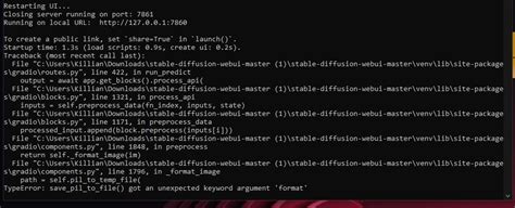 got an unexpected keyword argument format · issue 1 · jtydhr88 sd