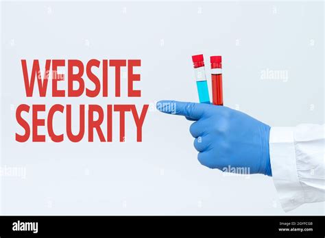 Sign Displaying Website Security Business Approach Critical Component