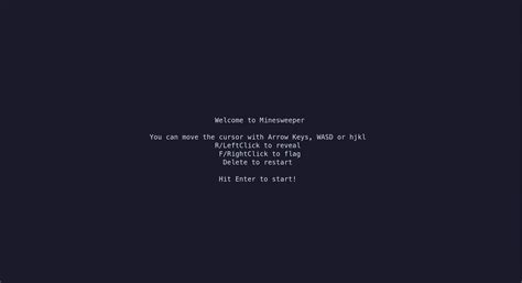 Github Vendicatedncursesminesweeper Minesweeper Made With Ncurses