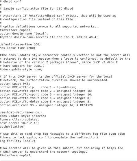 Unable To Configure Dhcp In Ubuntu For Pxe Boot Win10 Fog Project