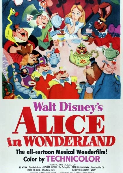 Alice In Wonderland 1951 Fan Casting On Mycast