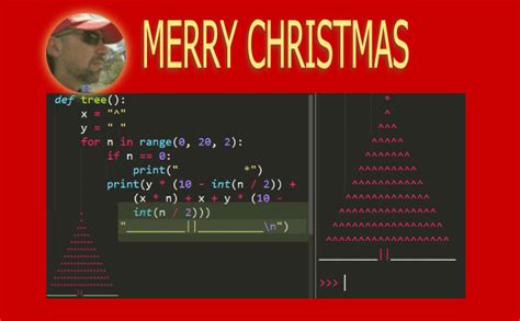 merry christmas to all pythonistas python programming