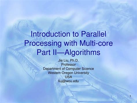 Ppt Introduction To Parallel Processing With Multi Core Part Ii