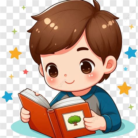 어린이 독서 클립 아트 무료 벡터 제목