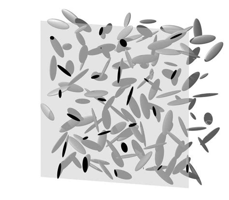 Top Random Distribution Of Randomly Oriented Monodisperse Ellipsoids