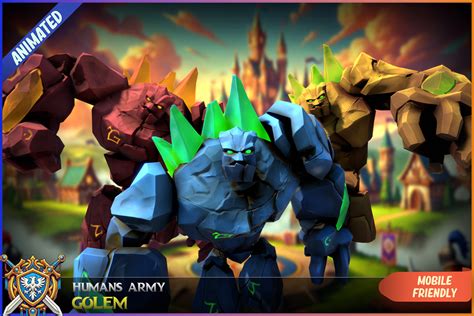 Humans Army Golem 3d 생물 Unity Asset Store Humans Army Golem 3d 생물 Unity Asset Store