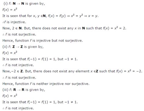 Check The Injectivity And Surjectivity Of The Following Functions I F N N Given By