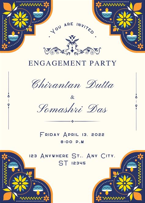 Create Ring Ceremony Invitation Card For 2023 Shaadi Vibes