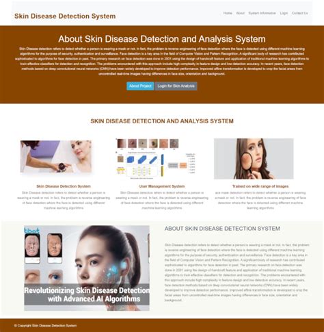 Advanced Skin Disease Detection System For Early Diagnosis