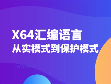 x64汇编语言：从实模式到保护模式 心得笔记