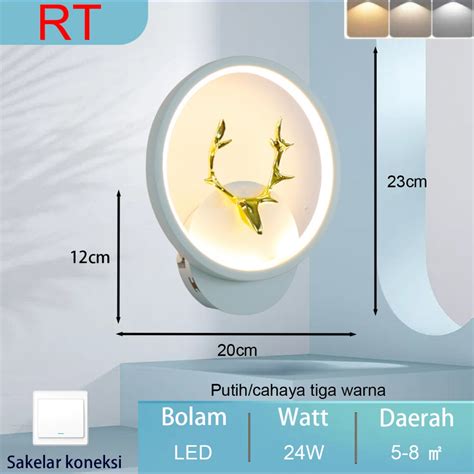 Jual Lampu Dinding LED Minimalis Modern Lampu Samping Tempat Tidur Kamar Tidur Kepribadian Lampu