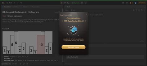 Earned 100 Day Badge In Leetcode Shivam Mishra Posted On The Topic