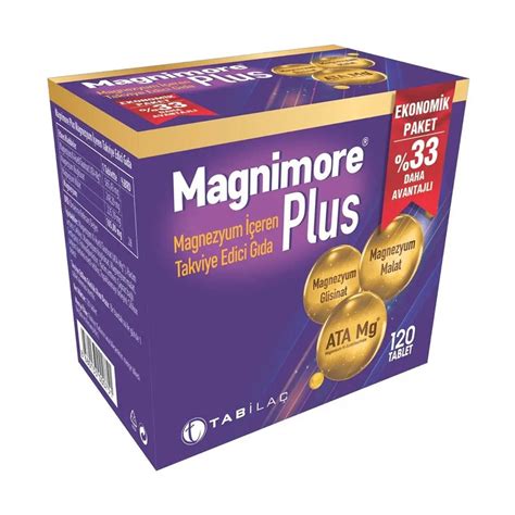 Magnimore Plus 120 Tablet | Vitamin Dolabı