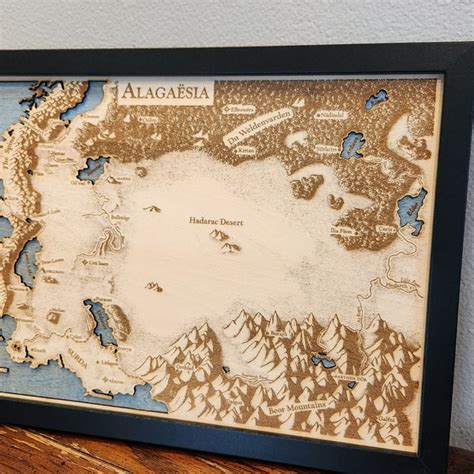 Map Of Alagaesia Wall Art Etsy