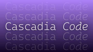 Microsoft Releases New Cascadia Code Font Aimed At Programmers Neowin